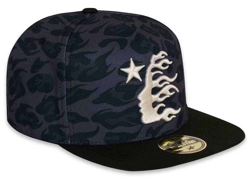 Hellstar Cheetah Print Snapback Hat Black Men's - SS24 - US