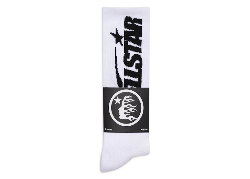 Hellstar Classic Socks (2-Pack) Black/White Men's - SS24 - US