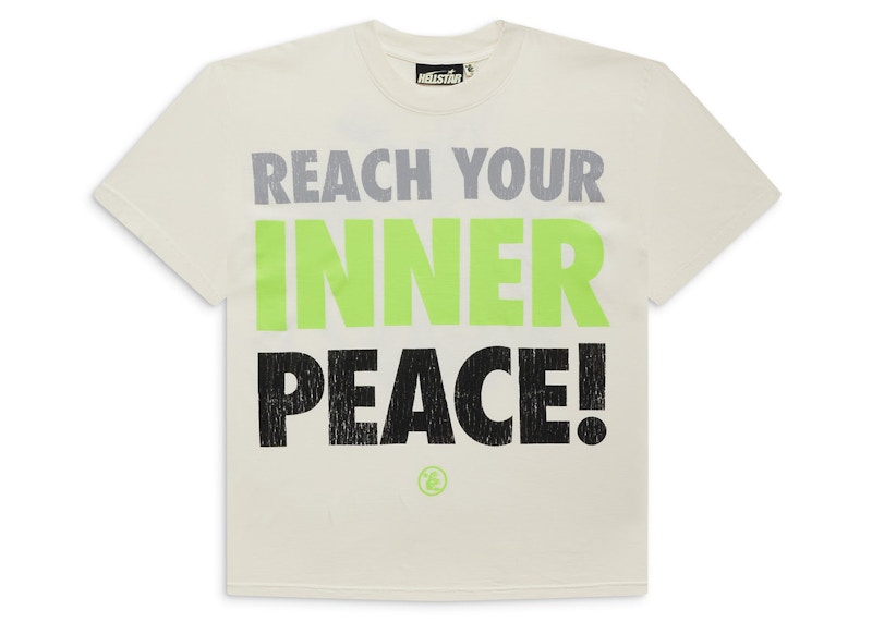 Hellstar Inner Peace T-Shirt White Men's - FW24 - US