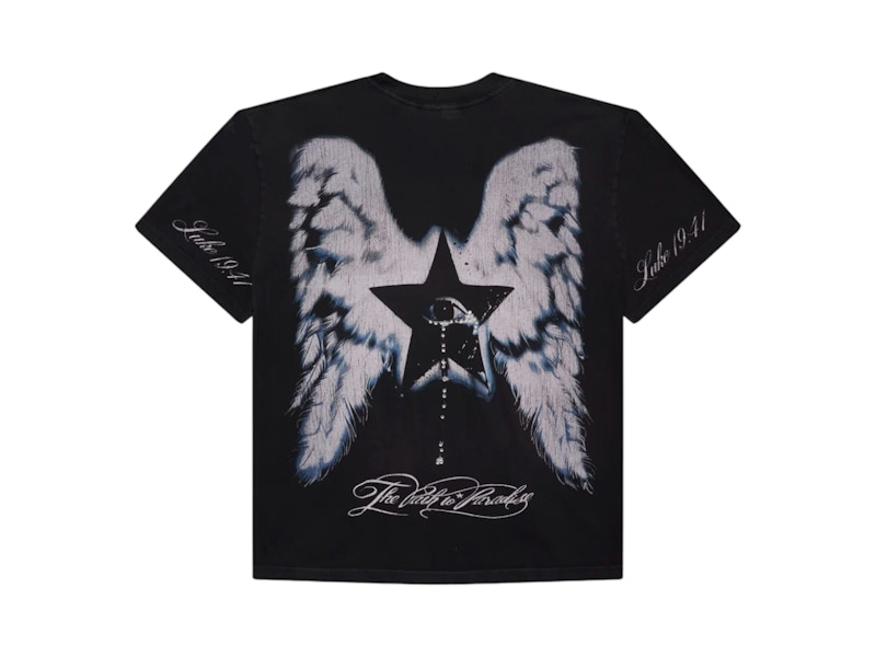 Hellstar Jesus Wept T-Shirt Black Men's - FW24 - US