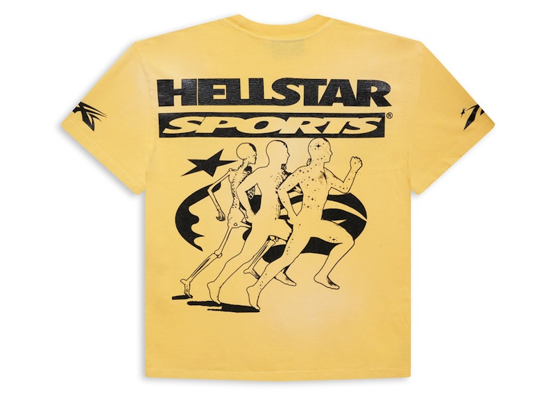 Hellstar Marathon T-shirt Yellow Men's - SS24 - US