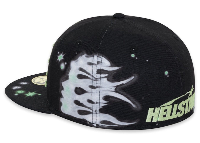 Hellstar NY Snapback Graffiti Hat Black/Neon Men's - FW24 - US
