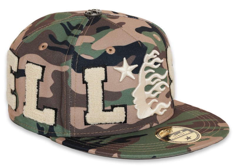Hellstar OG Patch Fitted Hat Camo Men's - SS24 - US