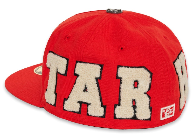 Hellstar OG Patch Fitted Hat Red Men's - SS24 - US