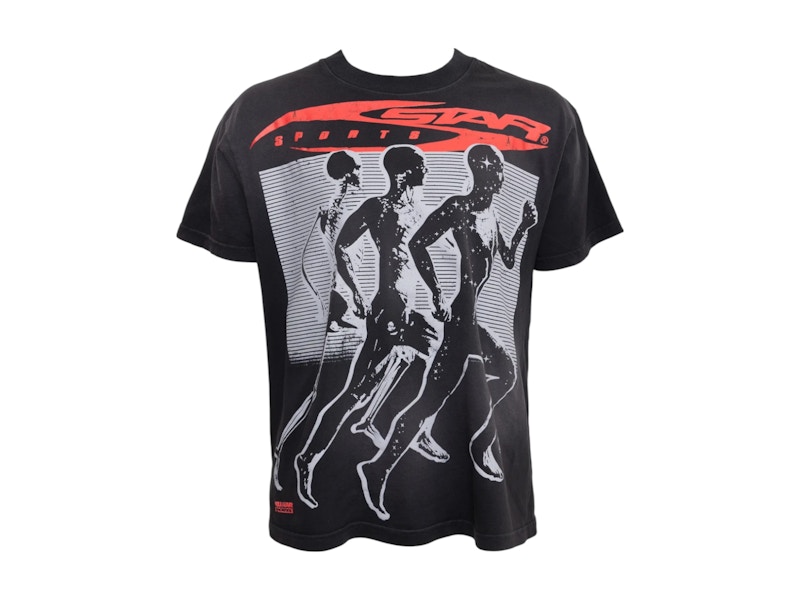Hellstar P2P Sports T-Shirt Black Men's - SS25 - US
