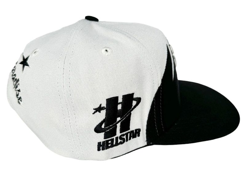 Hellstar Shark Teeth Snapback Off White/Black - SS24 - US