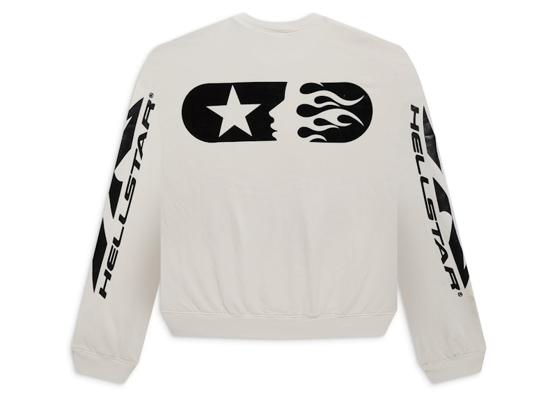 Hellstar Sports Crewneck White Men's - SS24 - US
