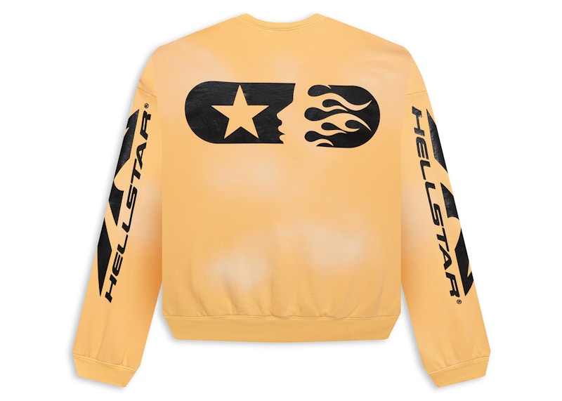 Hellstar Sports Crewneck Yellow Men's - SS24 - US