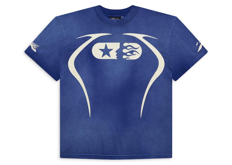 Hellstar Warm Up T-shirt Blue Men's - SS24 - US