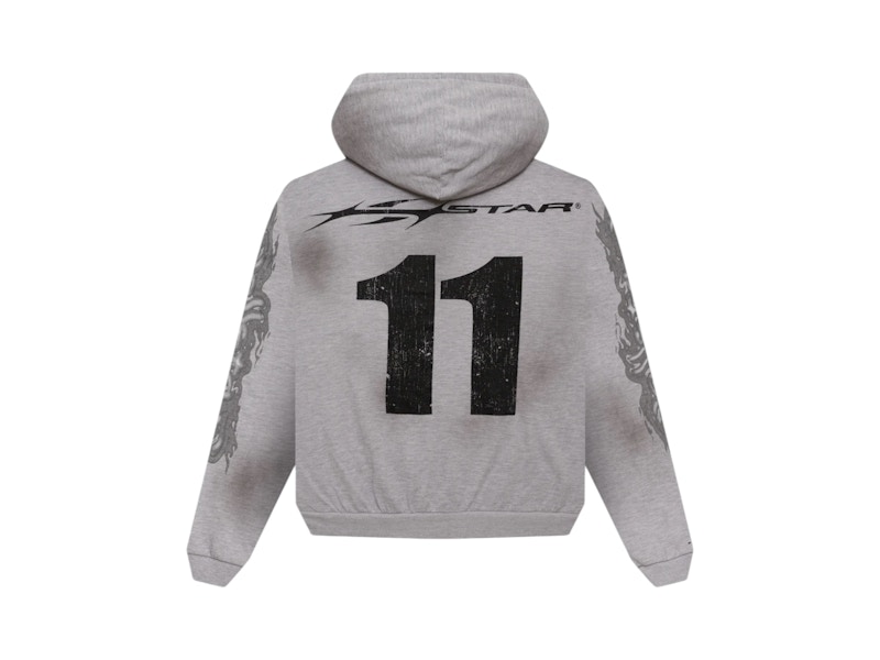 Hellstar Yoga Zip-Up Grey Men's - FW24 - US