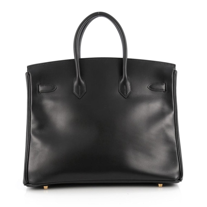 Hermes Birkin Box Calf 35 Black - US
