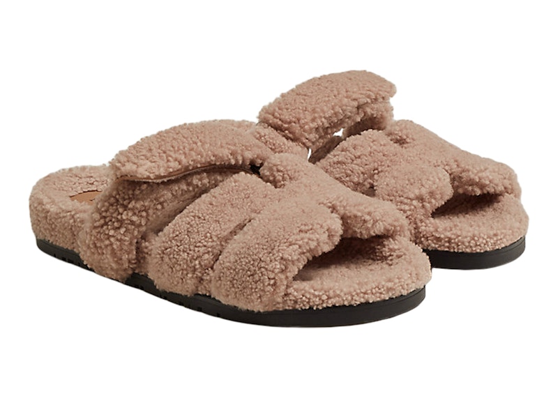 Hermes Chypre Sandal Pink Woolskin (Women's) - H222196Z - US