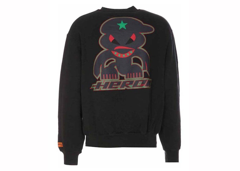 Heron Preston Monster Crewneck Sweatshirt Black Men's - US