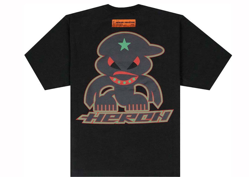 Heron Preston Monster Tee Black Men's - US