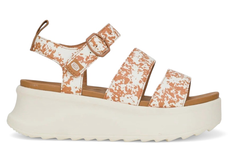 Hey Dude Delray Buckle Tan Cow (Women's) - 43199-25W - US