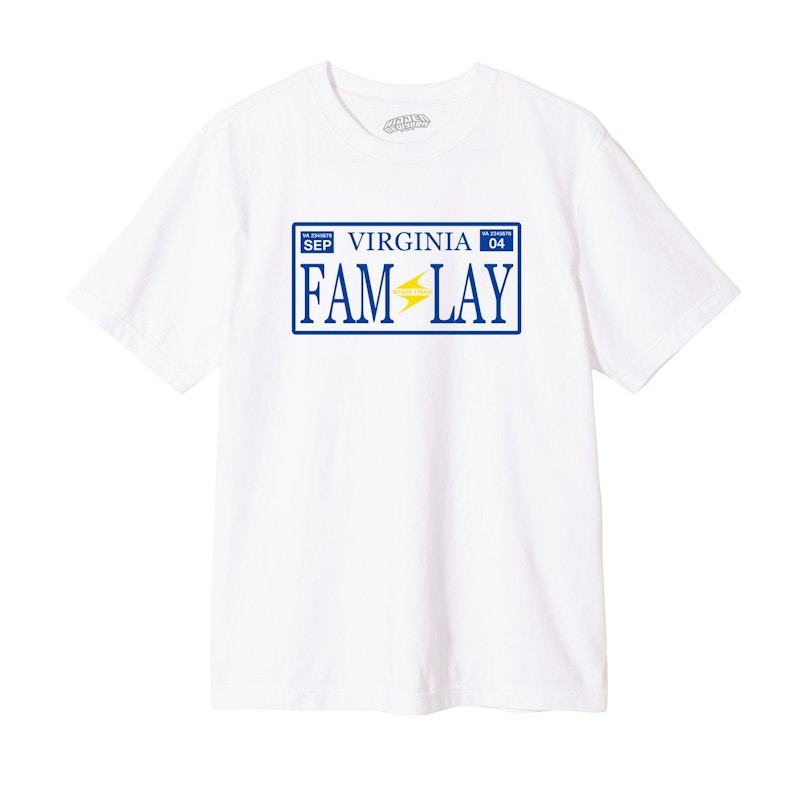 Hidden NY x Fam-Lay Tee White Men's - FW20 - US