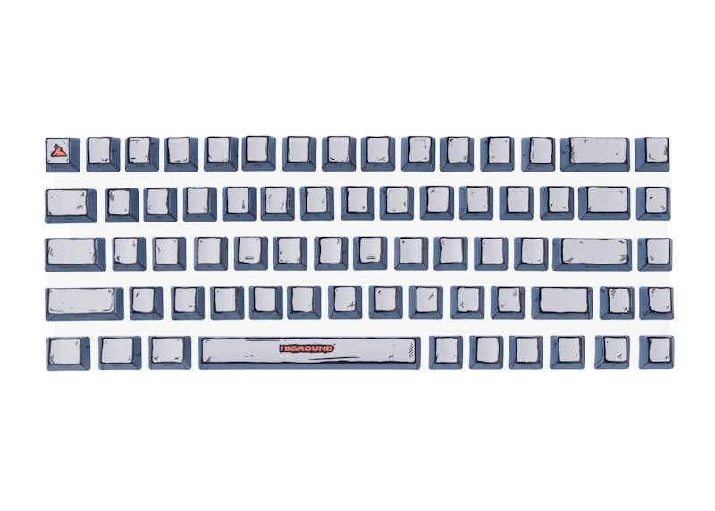 Higround CELSHADE GRAY Keycaps Set - US