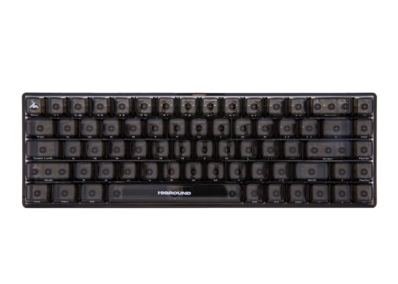 Higround Clear Crystal Obsidian Keyboard Black - US