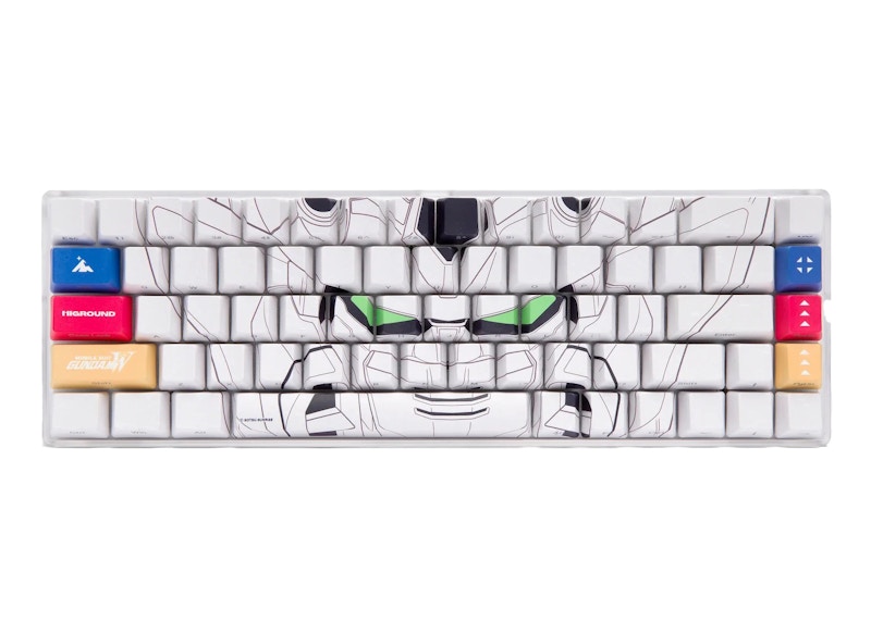 Higround x Gundam Wing Basecamp 65 Admiral Keyboard White - JP