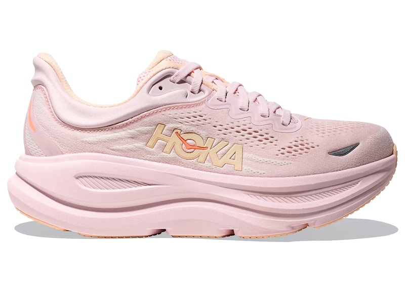 Hoka One One Bondi 9 Lilac Cream Tangerine Glow (Women's) - 1162012 ...