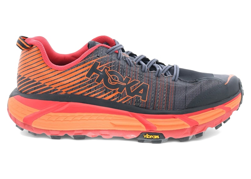 Hoka One One Evo Mafate 2 Black Poppy Red Men's - 1105591-BPRD - US