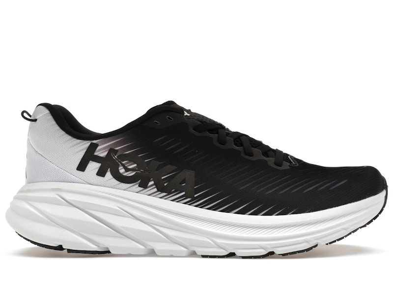 Hoka One One Rincon 3 Black White Men's - 1119395-BWHT - US