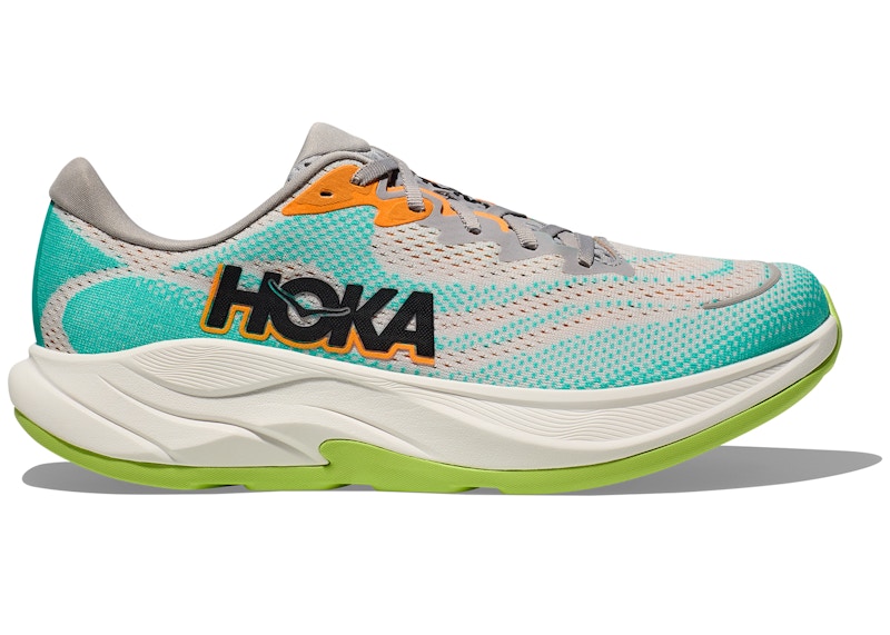 Hoka One One Rincon 4 Cosmic Grey Electric Aqua Men's - 1155130-CCQ - US