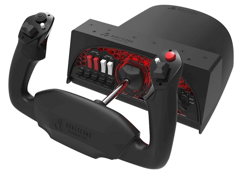 Honeycomb Alpha Flight Controls Yoke and Switch Panel (SB003011)