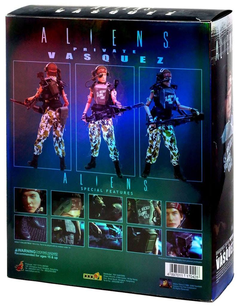 Hot Toys Alien Movie Masterpiece Private Vasquez Collectible Figure - US