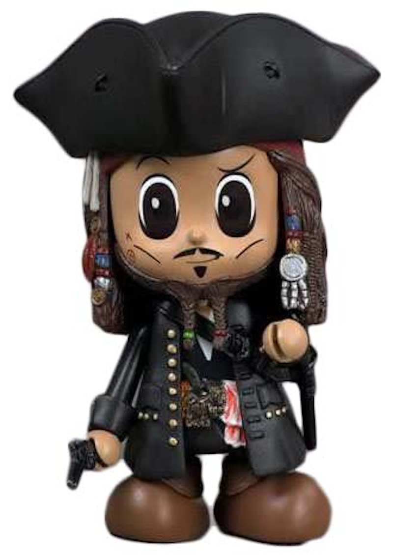 Hot Toys Disney Cosbaby Jack Sparrow Captain Style Mini Figure - US
