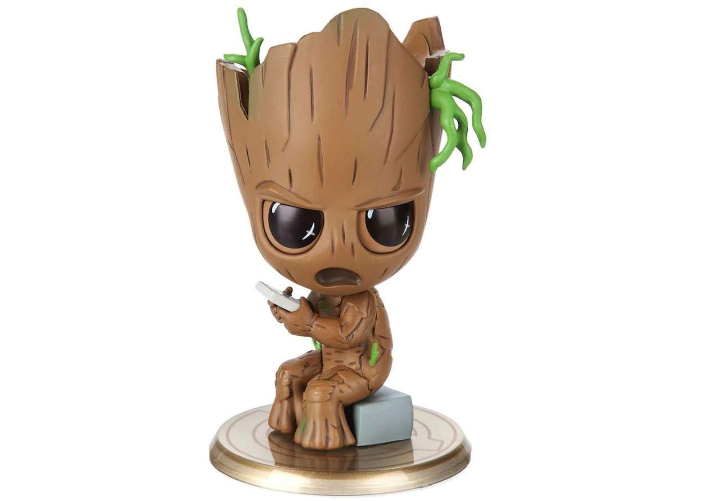 Hot Toys Marvel Cosbaby Groot Bobble Head - US Hot Toys Marvel Cosbaby Groot Bobble Head - US