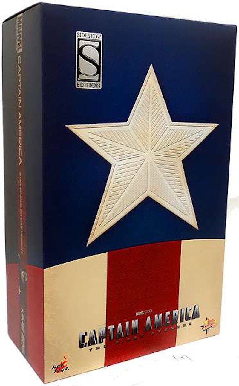 Hot Toys Marvel Movie Masterpiece Captain America Star Spangled Man ...