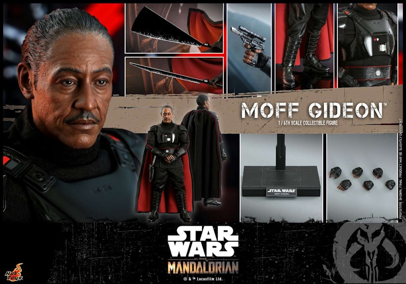 Hot Toys Star Wars The Mandalorian Moff Gideon Collectible Figure - MX