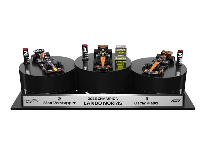 Hot Wheels 2025 Formula 1 Podium Set - US