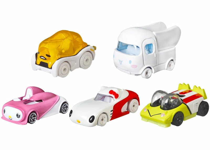 Hot Wheels Sanrio Character Cars Set of 5 - US