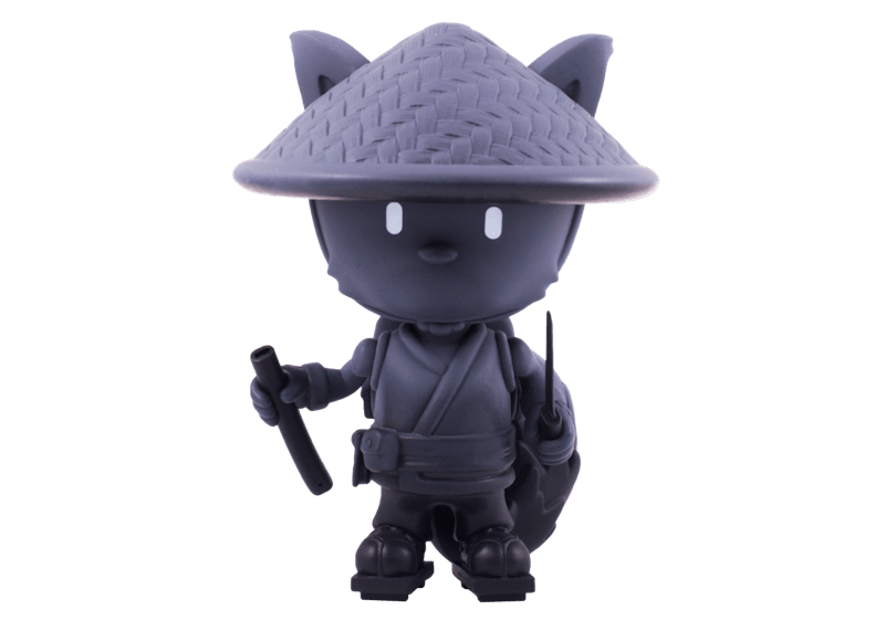 Huck Gee Mighty Jaxx Gold Life: Raku Day (Shadow) Figure - CN