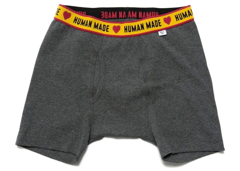 Human Made Boxer Brief Charcoal Men's - FW22 - US