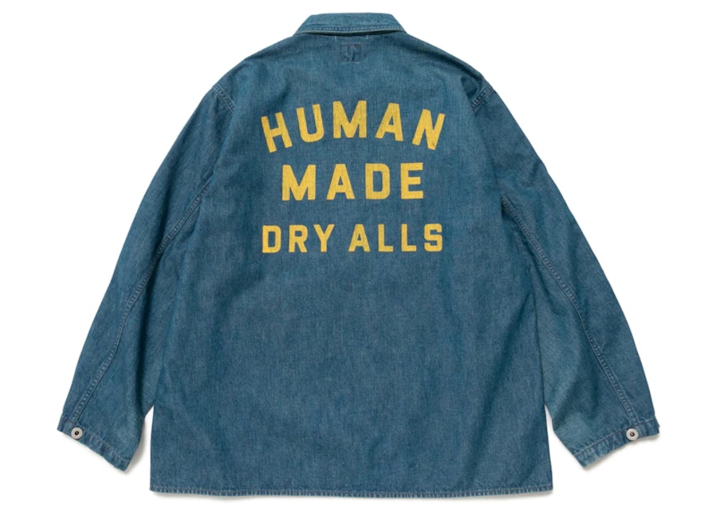 Human Made Denim Work Shirt Indigo Men's - FW22 - US
