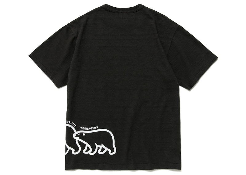 Human Made Polar Bear Graphic #08 T-Shirt Black 남성 - FW22 - KR