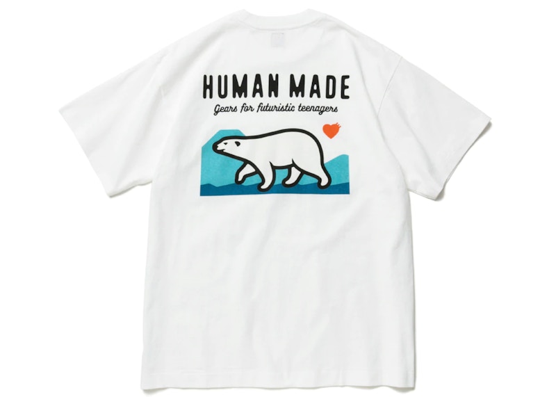 Human Made Polar Bear Pocket T-Shirt White Men's - SS22 - US