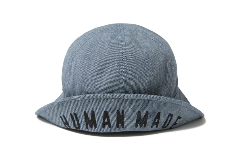 Human Made Round Bucket Hat Indigo Navy - SS22 - US