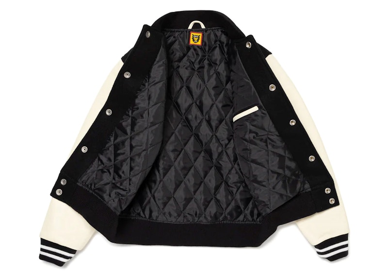 Human Made x KAWS Kids Varsity Jacket Black Kids' - FW23 - US