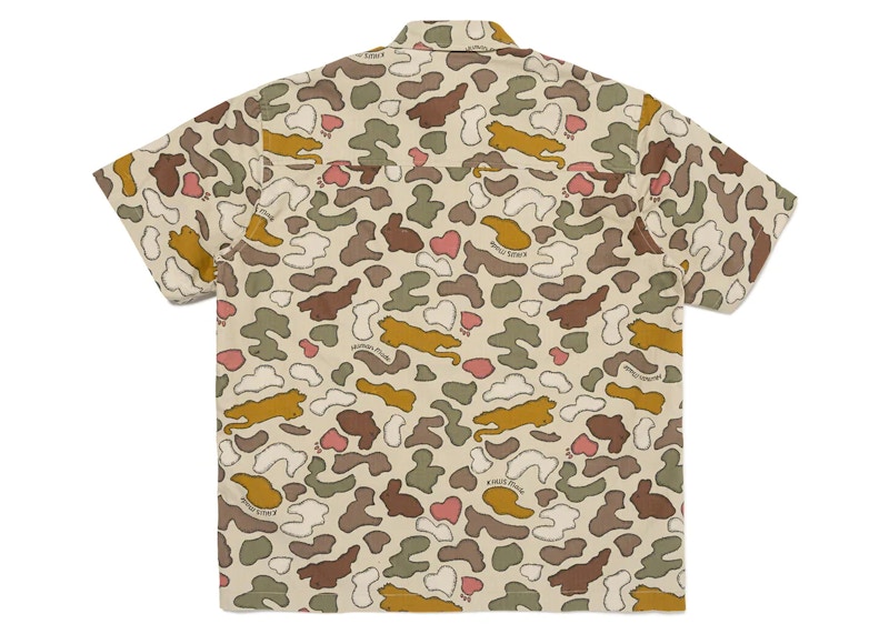 Human Made x KAWS Made Camo Shirt Brown Men's - SS24 - US