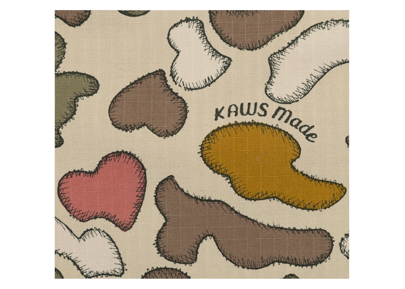 Human Made x KAWS Made Camo Shirt Brown Men's - SS24 - US