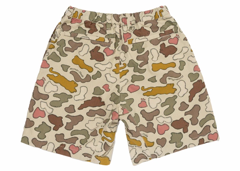 Human Made x KAWS Made Camo Shorts Brown Men's - SS24 - US