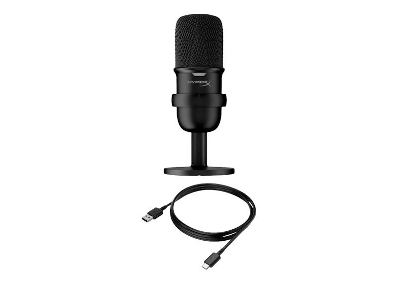 HyperX Solocast Wired Cardioid USB Condenser Gaming Microphone HMIS1X ...