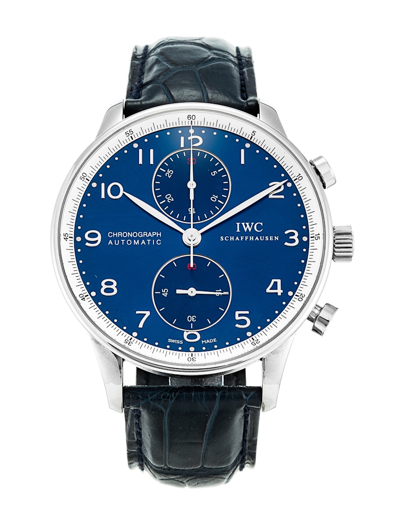 IWC Portuguese Chronograph Laureus IW371432 41mm in Stainless Steel - US