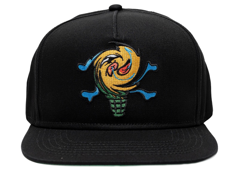 Ice Cream Spin Cycle Snapback Cap Black - SS22 - US