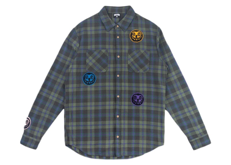 Ice Cream Eric LS Woven Shirt Plaid Men's - US