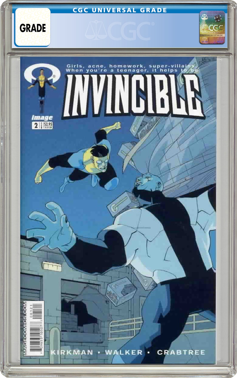 Image Invincible #2 Comic Book CGC Graded - US